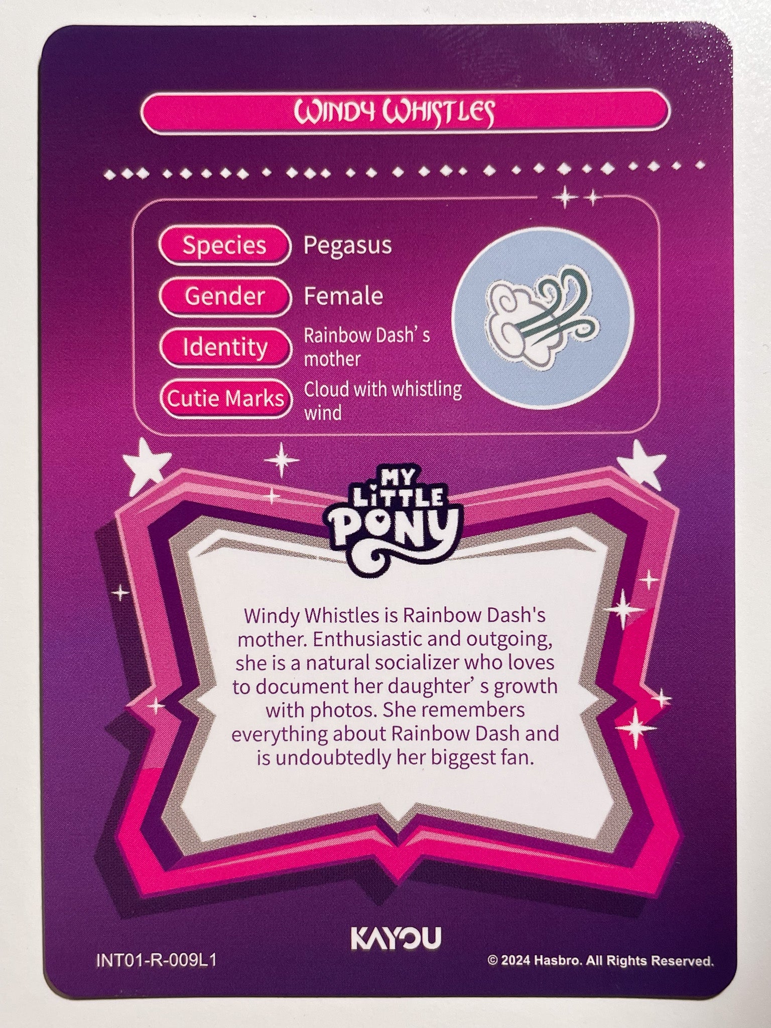 Windy Whistles (R) INT01-R-009 L1 – My Little Card Collection