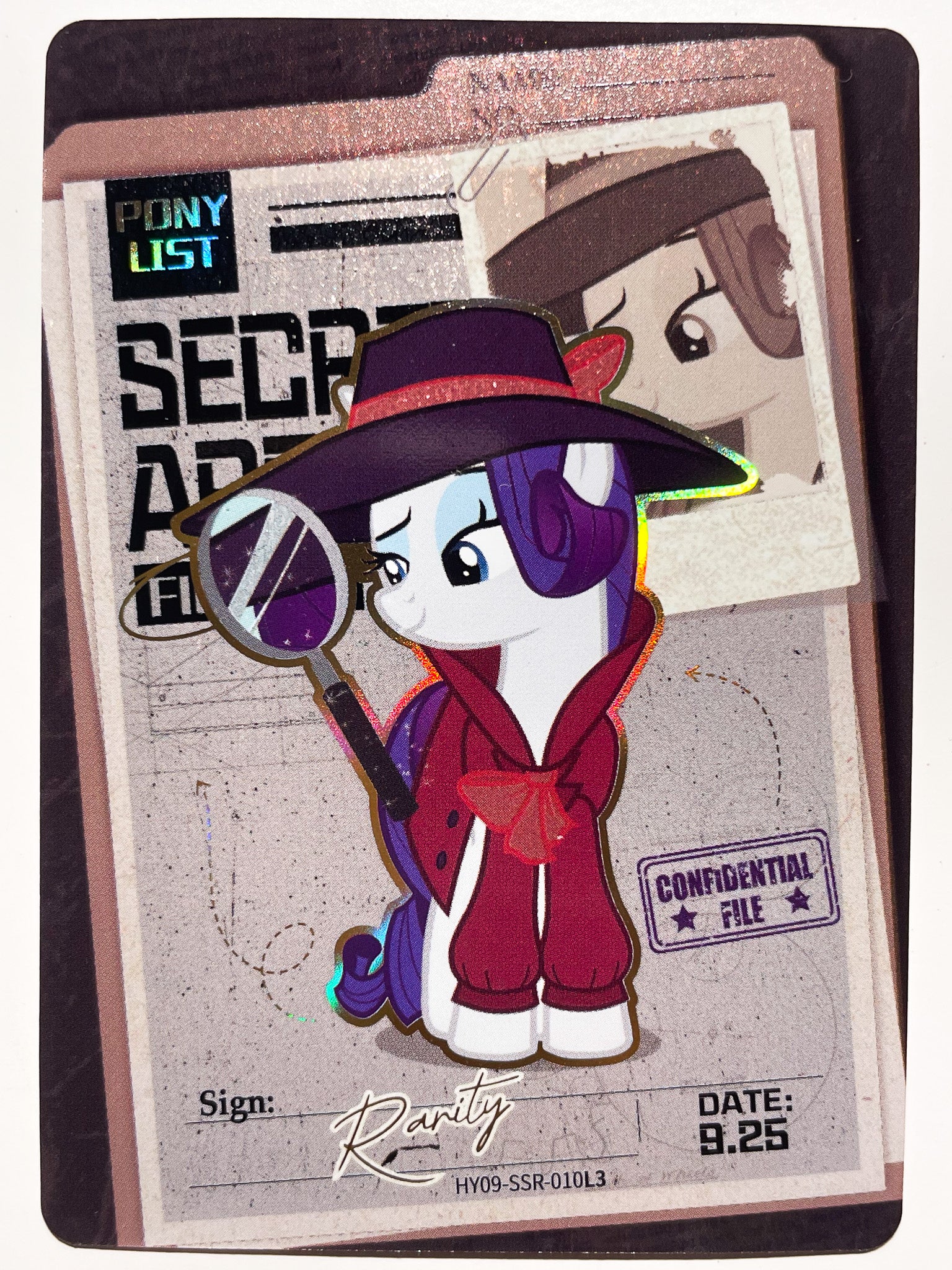 Rarity (SSR) HY09-SSR-010 L3 – My Little Card Collection